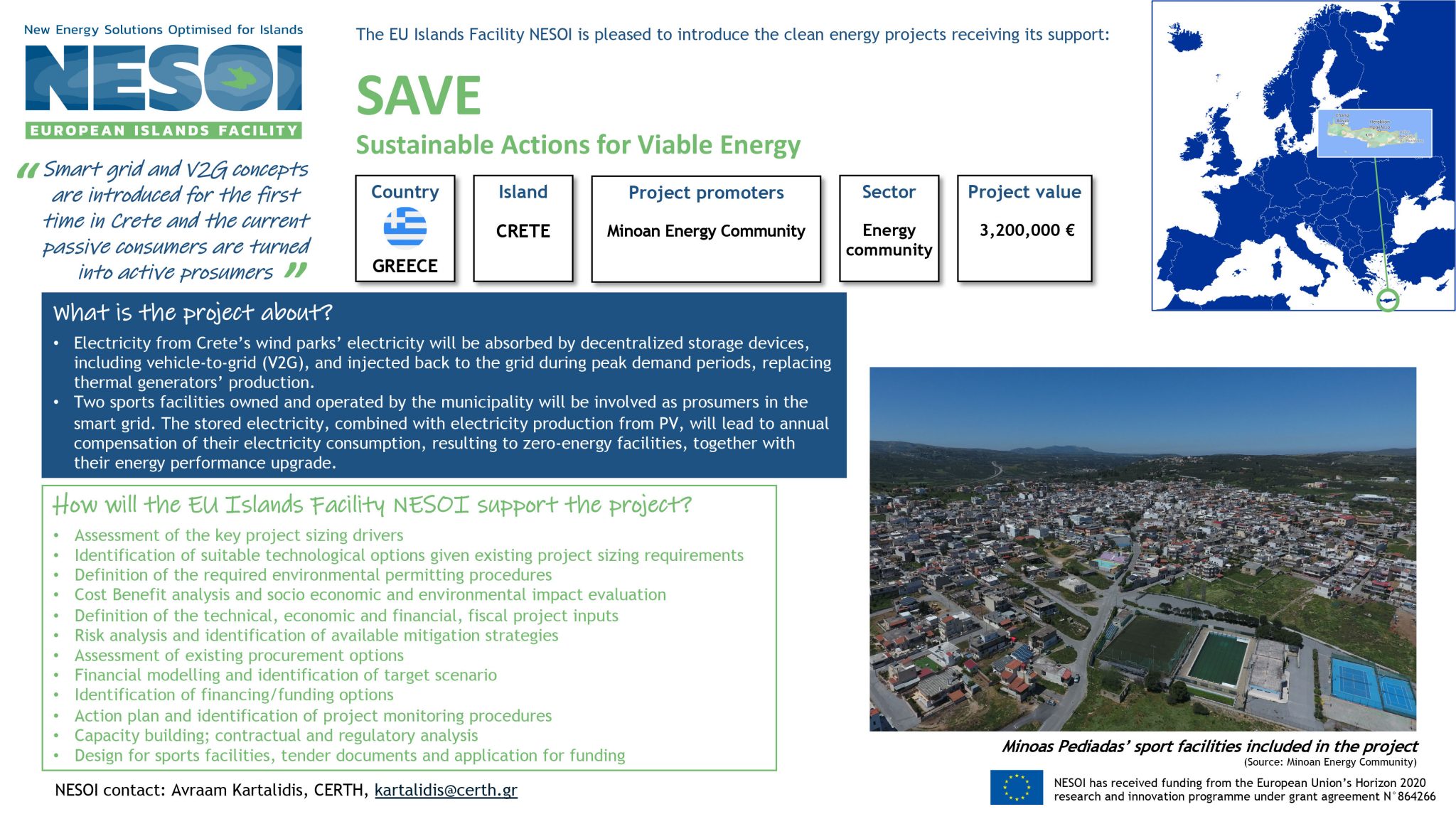 Το έργο SAVE του NESOI - MinoanEnergy